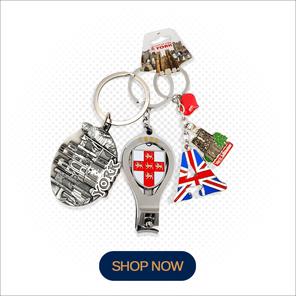 York Souvenirs Shop | Yorkshire Keyrings – British Souvenirs