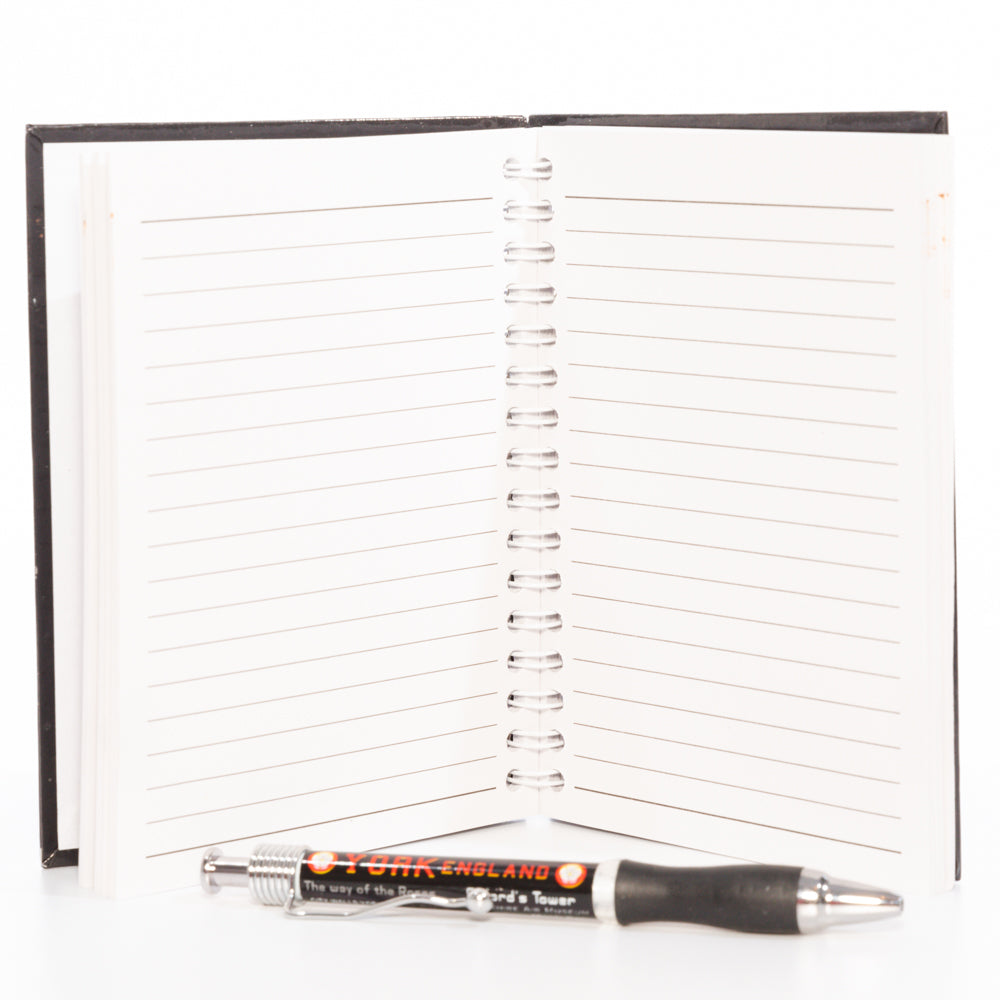 York Spiral Note Book & Pen Set | Souvenir Store – British Souvenirs